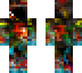 Demon Rainbow Void | Minecraft Skin