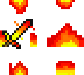 Fire Sword Minecraft