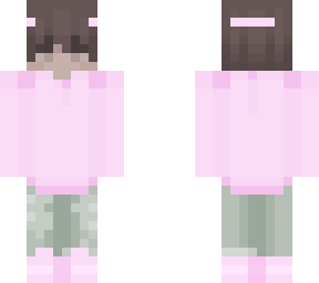 Pink & Green Eboy | Minecraft Skin