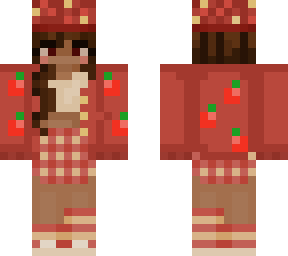 Strawberry Girl | Minecraft Skin