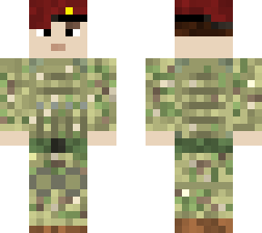 United Brits Formal Red Beret High Command | Minecraft Skin