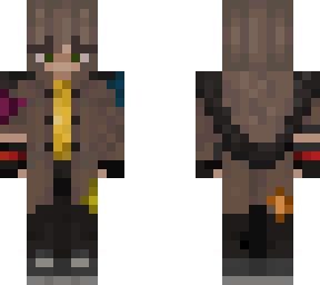 Alivebur skin with flowers and details (female) | Minecraft Skin