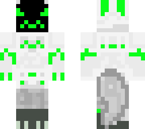 angy green protogen | Minecraft Skin