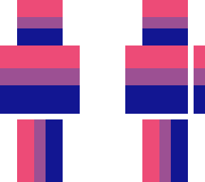 bi***ual pride flag. | Minecraft Skin