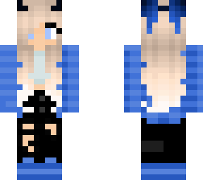Blue devil | Minecraft Skin