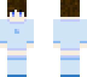 blue oversized hoodie | Minecraft Skin