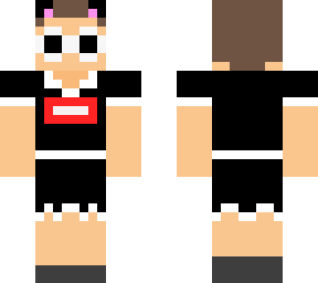 gnf georgenotfound minecraft maid cat ears | Minecraft Skins