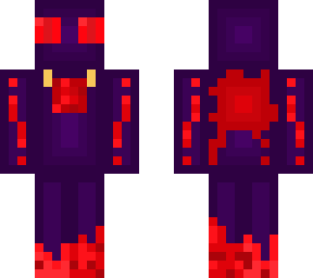 redstone enderman | Minecraft Skin