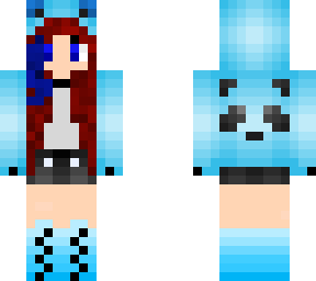 Skin mujer azul | Minecraft Skin