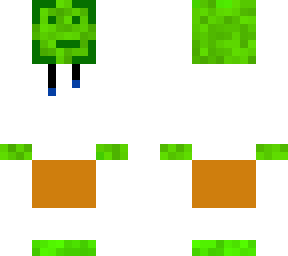 green slime man | Minecraft Skin