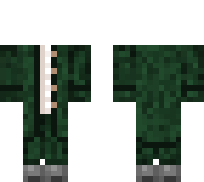 Green Suit and Boots (base) | Minecraft Skin