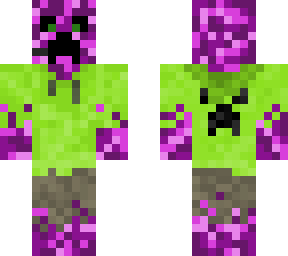 Purple creeper | Minecraft Skin