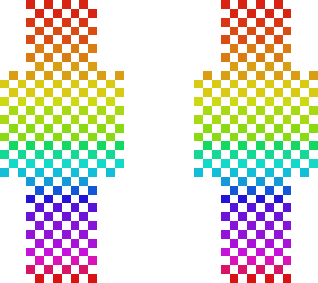 Rainbow Static Base | Minecraft Skin