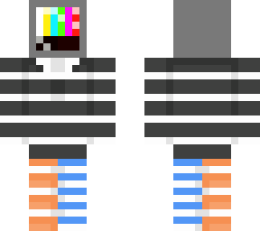 Weirdcore TV head | Minecraft Skin