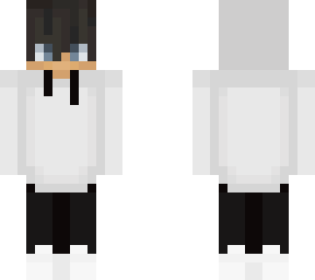White Hoodie | Minecraft Skin
