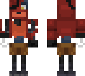 Withered Foxy | Minecraft Skins