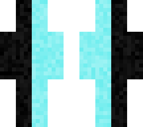 aqua/black wool guy | Minecraft Skin