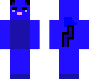 Blue Crying Cat | Minecraft Skin