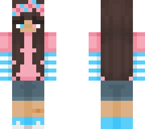 f2u rosemary [trans flag] jays pride series | Minecraft Skin