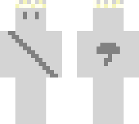 Grey minimalist skin | Minecraft Skin