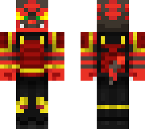 Incineroar Samurai | Minecraft Skin
