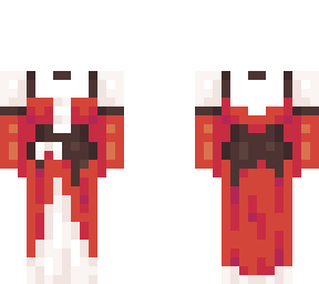 Red Princess Dress (YES, AGAIN.) - Base | Minecraft Skin