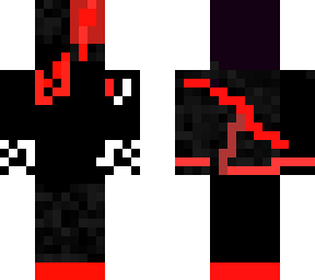 red scar the demon | Minecraft Skin