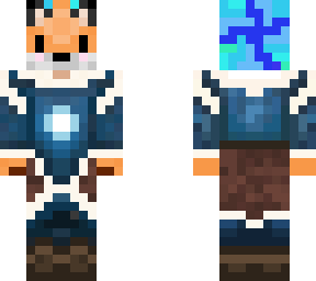 Water Bender Fox | Minecraft Skin