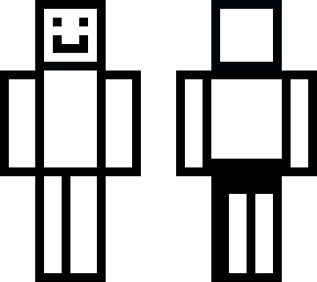 black out line | Minecraft Skin