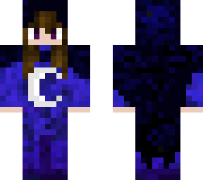 Blue Spacey Cloak | Minecraft Skin