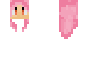 face with pink hair base | Minecraft Skin