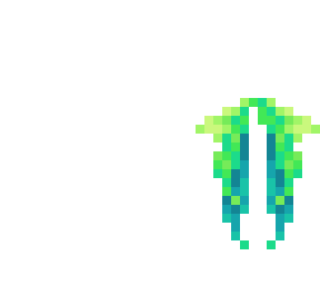 Green / Blue-ish Fairy Wings - Base | Minecraft Skin