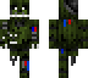 Nightmare phantom freddy | Minecraft Skin