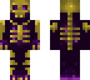 golden skeleton | Minecraft Skins