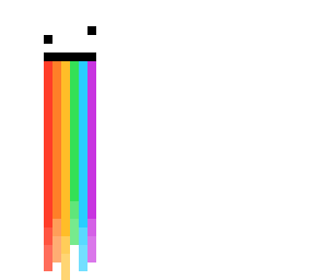 Rainbow Puke | Minecraft Skin