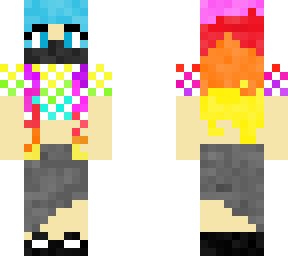 rave girl | Minecraft Skins