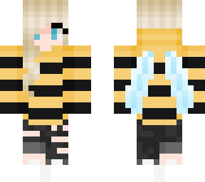 Bee Girl Skin | Minecraft Skin