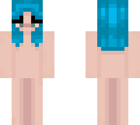 blue hair base | Minecraft Skin