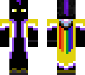 Enby Pride With Progress Cape | Minecraft Skin