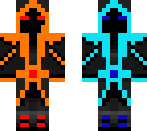 half ice half fire | Minecraft Skin