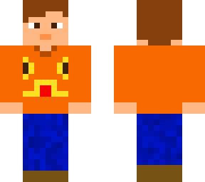 human flopperboi wearing a flopperboi shirt | Minecraft Skin