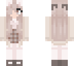 Kawaii neko school girl | Minecraft Skin