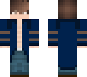 shirtless overcoat | Minecraft Skins