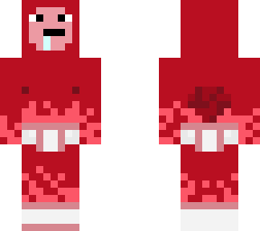 Red derpy toothbrush | Minecraft Skin