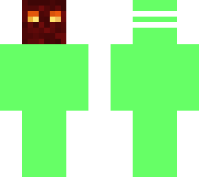 Slime whith magma cube mask | Minecraft Skin