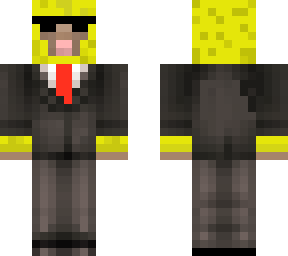 Yellow business sheep | Minecraft Skin