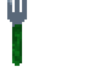 actual green fork | Minecraft Skin