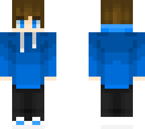 blue hoodie | Minecraft Skin