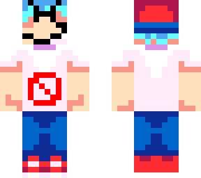 fnf boyfriend bf | Minecraft Skins