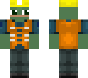 Construction Pepe | Minecraft Skin